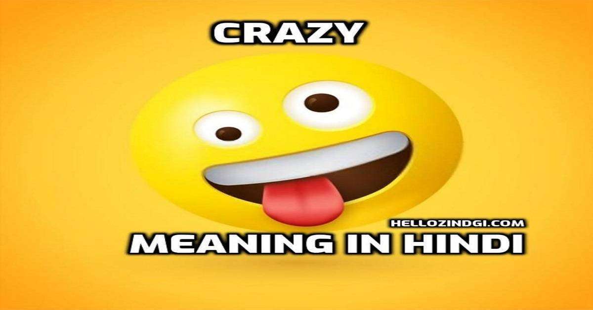 Best 5 Crazy Meaning In Hindi Meaning Of Crazy